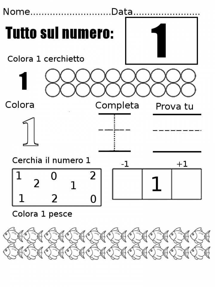 Matematica: Tutto sui numeri da 1 a 20 | Il Blog di Mamma e Casalinga