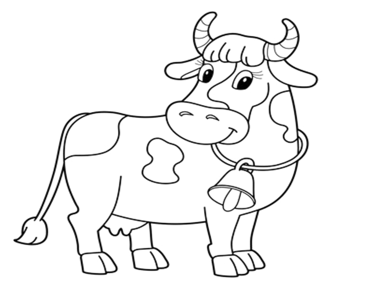5 disegni mucche da colorare | Il Blog di Mamma e Casalinga