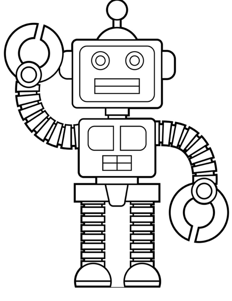 5 disegni Robot da colorare | Il Blog di Mamma e Casalinga