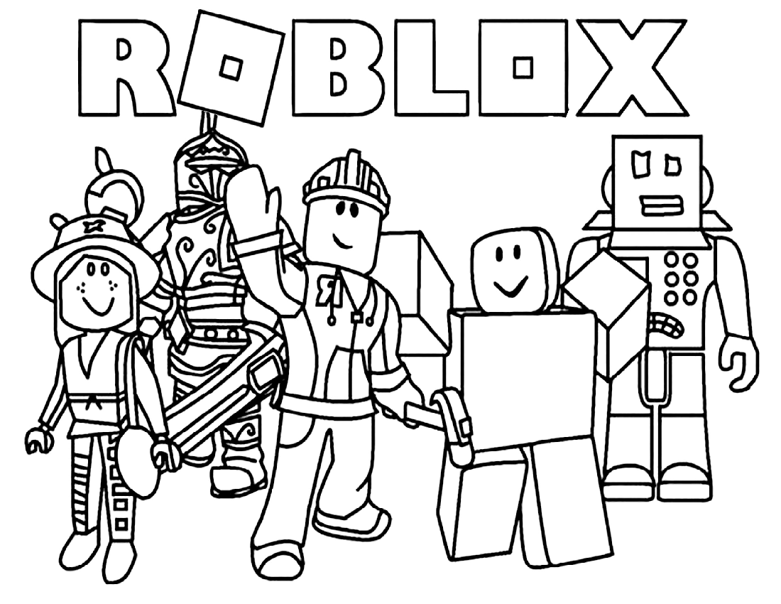 Roblox disegna da colorare | Il Blog di Mamma e Casalinga